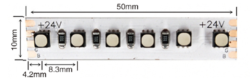 DC 24V 120LEDs/m SMD 3535 RGB Single Row LED Strip Lights - Buy 3535 ...