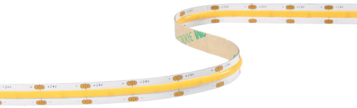 24V High Brightness Flexible COB LED Strip Green Tape Light for ...