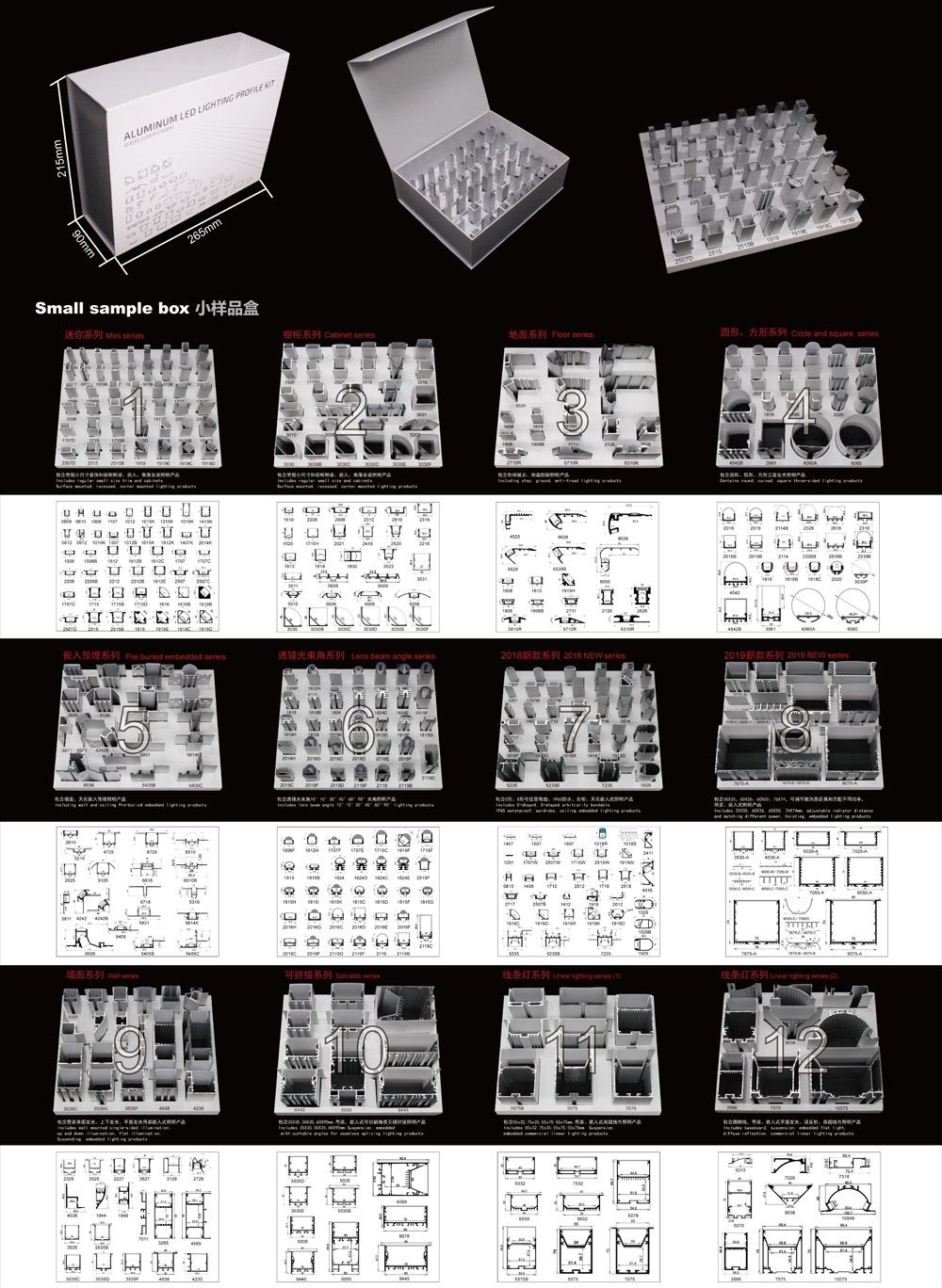 1506 Surface Mounted Aluminum Profile for 8mm 10mm LED Strip Lights ...